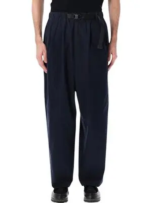 Comme Des Garçons Relaxed Fit Belted Utility Trousers - Blue