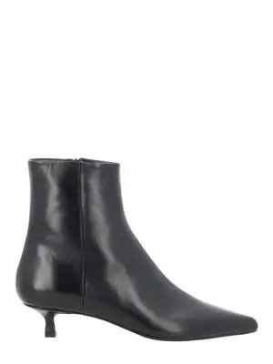 AeydĒ Sofie Leather Ankle Boots - Black