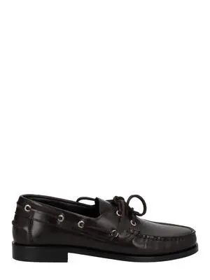 AEYDĒ Aeyde Leather Boat Shoes
