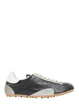 MAISON MARGIELA Luxurious Leather Sneakers - Nero