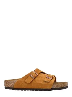 BIRKENSTOCK Suede Zurich Narrow Fit Sandals - Mink