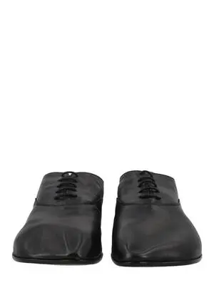 MAISON MARGIELA Leather Lace-up Ankle Boots - Black