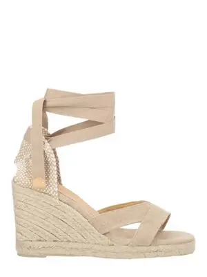 CASTAÑER CASTANER Lace-Up Wedge Espadrille Sandal
