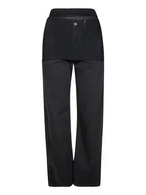 MAISON MARGIELA Jet Set High-rise Trousers - Nero