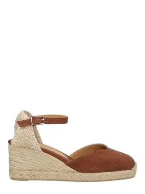 CASTAÑER CASTANER Canvas Espadrille Wedge Mary Jane Sandal