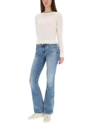 DIESEL® DIESEL High-Waisted Flare Jeans Denim