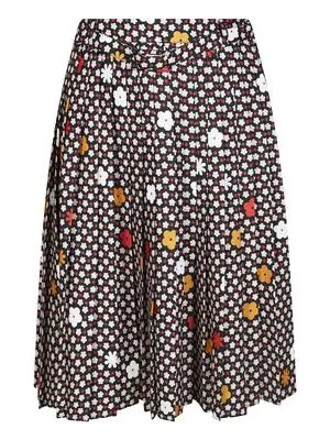 MAISON MARGIELA MM6 Floral Print Mini Skirt