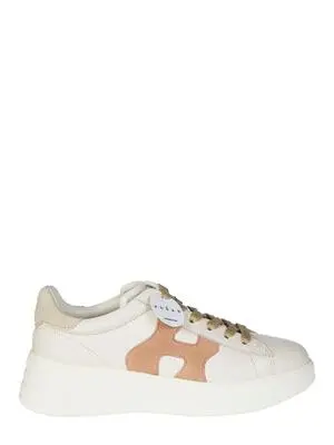 Hogan HOGAN Rebel Lace-Up Sneakers Beige