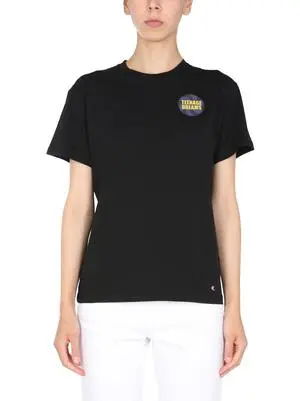 Raf Simons Teenage Dreams" Graphic T-shirt - Black