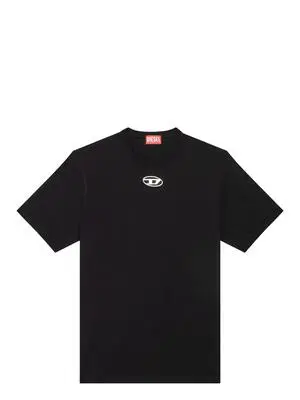 DIESEL® Diesel Metallic Oval D T-Shirt Size M For Men Nero