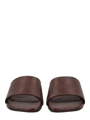 MAISON MARGIELA MM6 MAISON MARGIELA Leather Slide Sandals