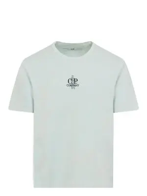C.P. COMPANY Logo-print T-shirt - Blue