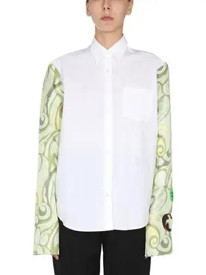 Raf Simons Classic Collar Long Sleeve Shirt - Yellow