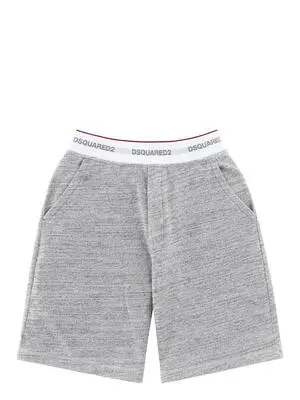 Dsquared2 Oversized Fit Cotton Shorts - Grey