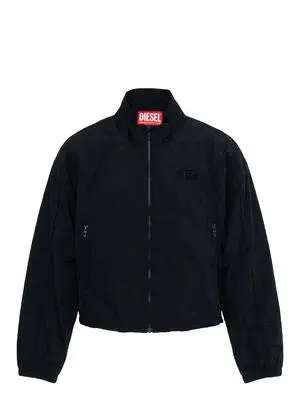 DIESEL® Diesel Mini Logo Jacket With Zip Fastening - Size 38