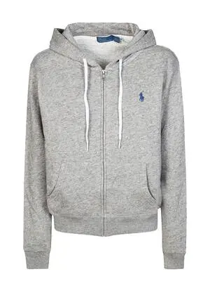 Polo Ralph Lauren Full Zip Hooded Sweatshirt - Grigio
