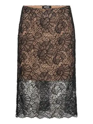 ROTATE BY BIRGER CHRISTENSEN Lace Mini Skirt - Nero