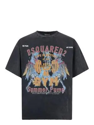 Dsquared2 Rock Wash Iron Fit T-shirt - Black