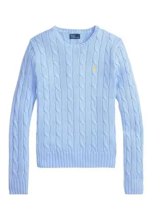 Ralph Lauren Ralph Lauren Women's Cable-Knit Crewneck Sweater Light Blue