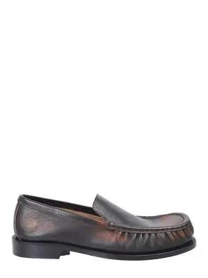 Dries Van Noten Calf Leather Loafers - Tan