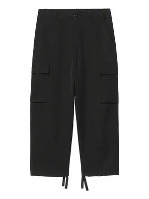 Carhartt Work In Progress Cargo Pants With Drawstring Cuffs - Black
