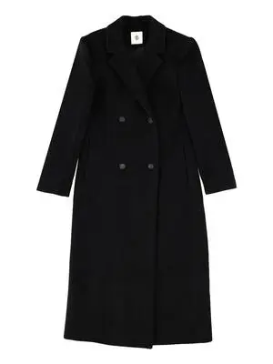 THE GARMENT Tailored Double-breasted Coat - Black