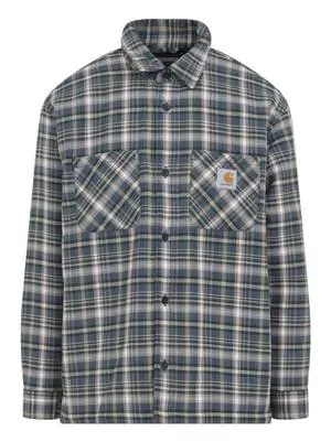 Carhartt Work In Progress Cronyn Shirt Jacket In Plaid - Blue