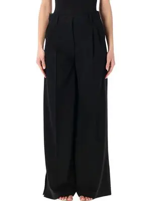 THE GARMENT Tailored Wide Leg Trousers - Black