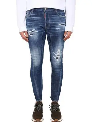 Dsquared2 Sailor Fit Distressed Jeans - Blue