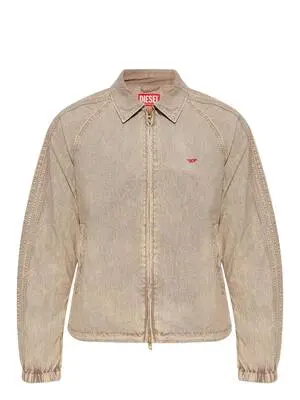DIESEL® DIESEL Zip-Up Jacket With Adjustable Hem