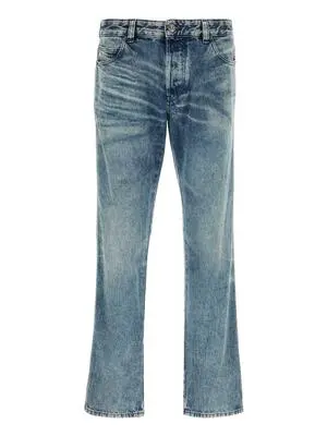DIESEL® DIESEL Wide-Leg Denim Trousers Light Blue