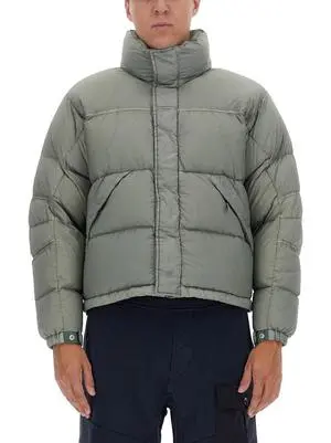 TEN C Quilted Puffer Jacket - Grey