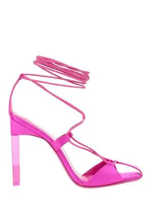 Attico THE ATTICO Adele Lace-Up Pumps Fuchsia