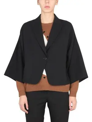 Max Mara MAX MARA Tailored Peak Lapel Jacket Black