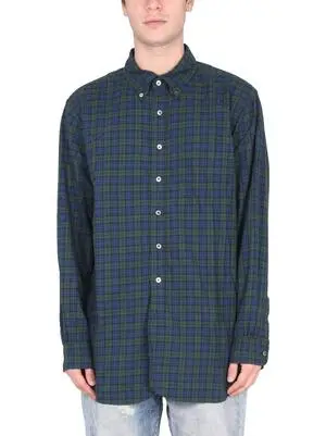 Engineered Garments Oversize Fit Classic Collar Shirt - Black