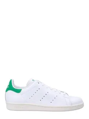 ADIDAS ORIGINALS Vintage-inspired Leather Sneakers - Cloud White/green