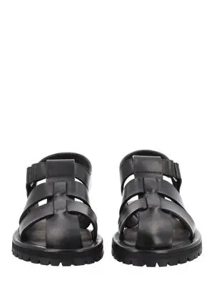 Studio Nicholson Gladiator Sandals - Black