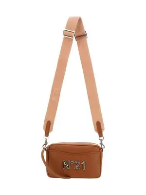 N°21 Logo Plaque Mini Handbag - Buff