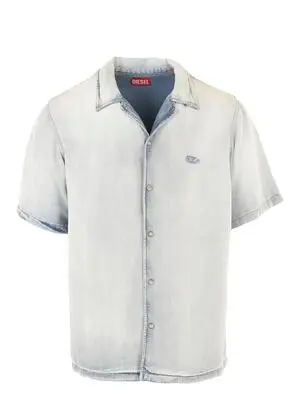 DIESEL® Mini Lightweight Casual Shirt For - Lightblue