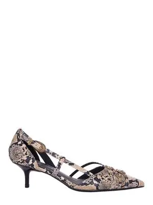 Pinko Pointed-toe Slingback Pumps With Stud Detailing - Multi