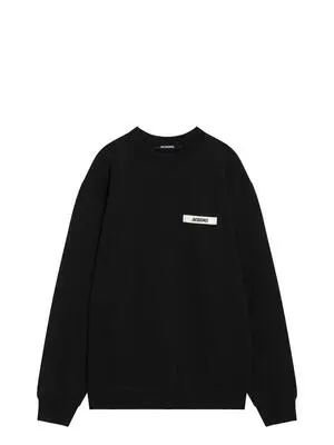Jacquemus Gros Grain Sweatshirt - Black