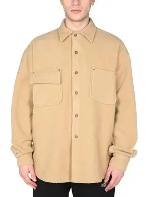 MOUTY Phoenix Shirt With Front Button Closure - Beige