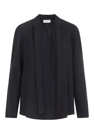 LEMAIRE Ascot Blouse - Blue