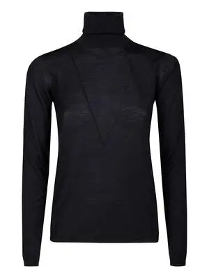 MAX MARA MAX MARA High Neck Long Sleeve Top