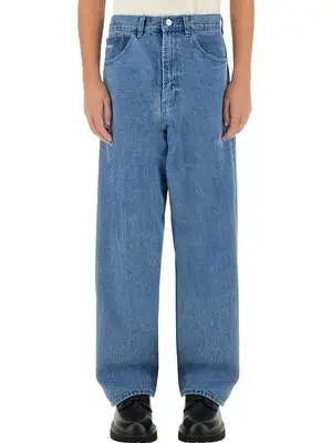 Obey Bigwig Baggy Fit Jeans - Blue