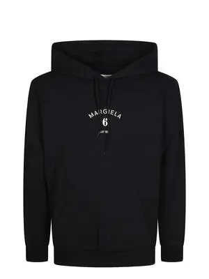 MAISON MARGIELA Mini Sweatshirt With Logo - Nero