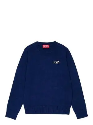 DIESEL® Youth Chic Crew Neck Pullover Sweater - Multicolour