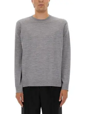 Theory Luxury Wool T-shirt For - Grey