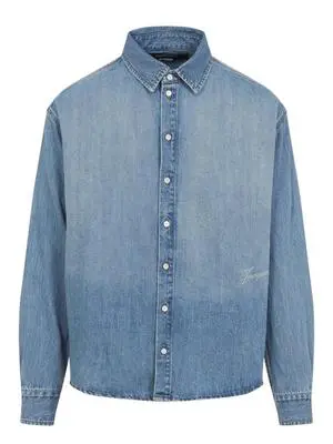 Jacquemus The Simon De-nîmes Denim Shirt - Blue