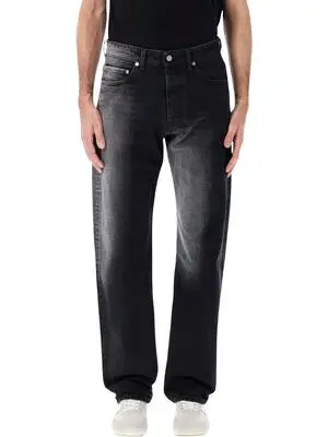 MAISON MARGIELA Straight-leg Jeans In Faded Wash - Black
